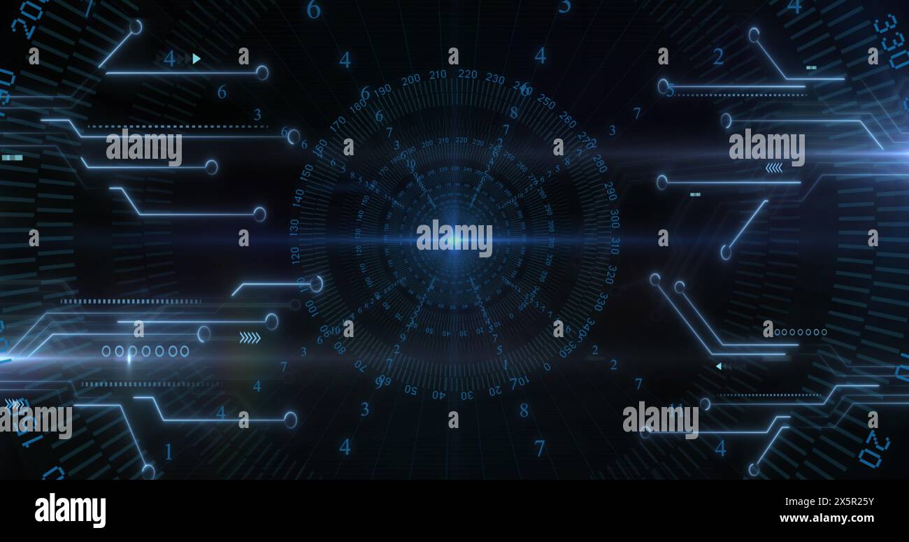 Animation scope scanning computer processor hi-res stock photography and images - Alamy
