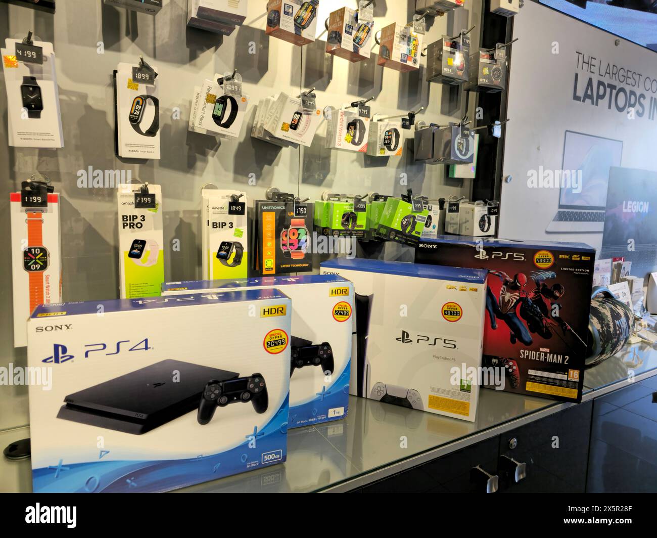 Cairo, Egypt, March 22 2024: Play station PS4 PS5 by Sony, a video ...