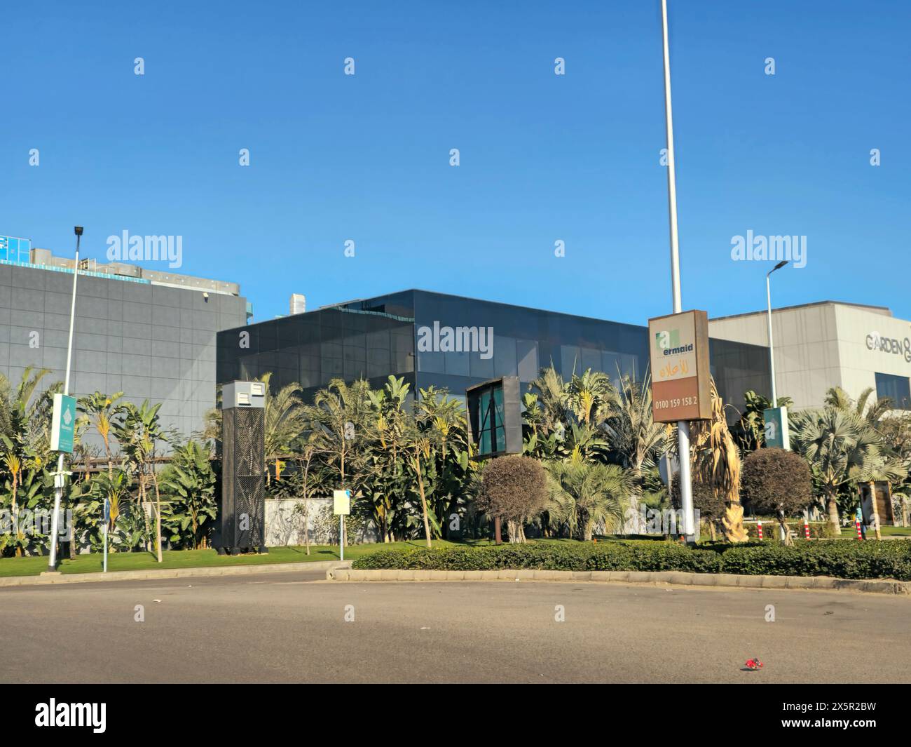 Cairo, Egypt, March 23 2024: Garden 8, a luxury commercial development ...