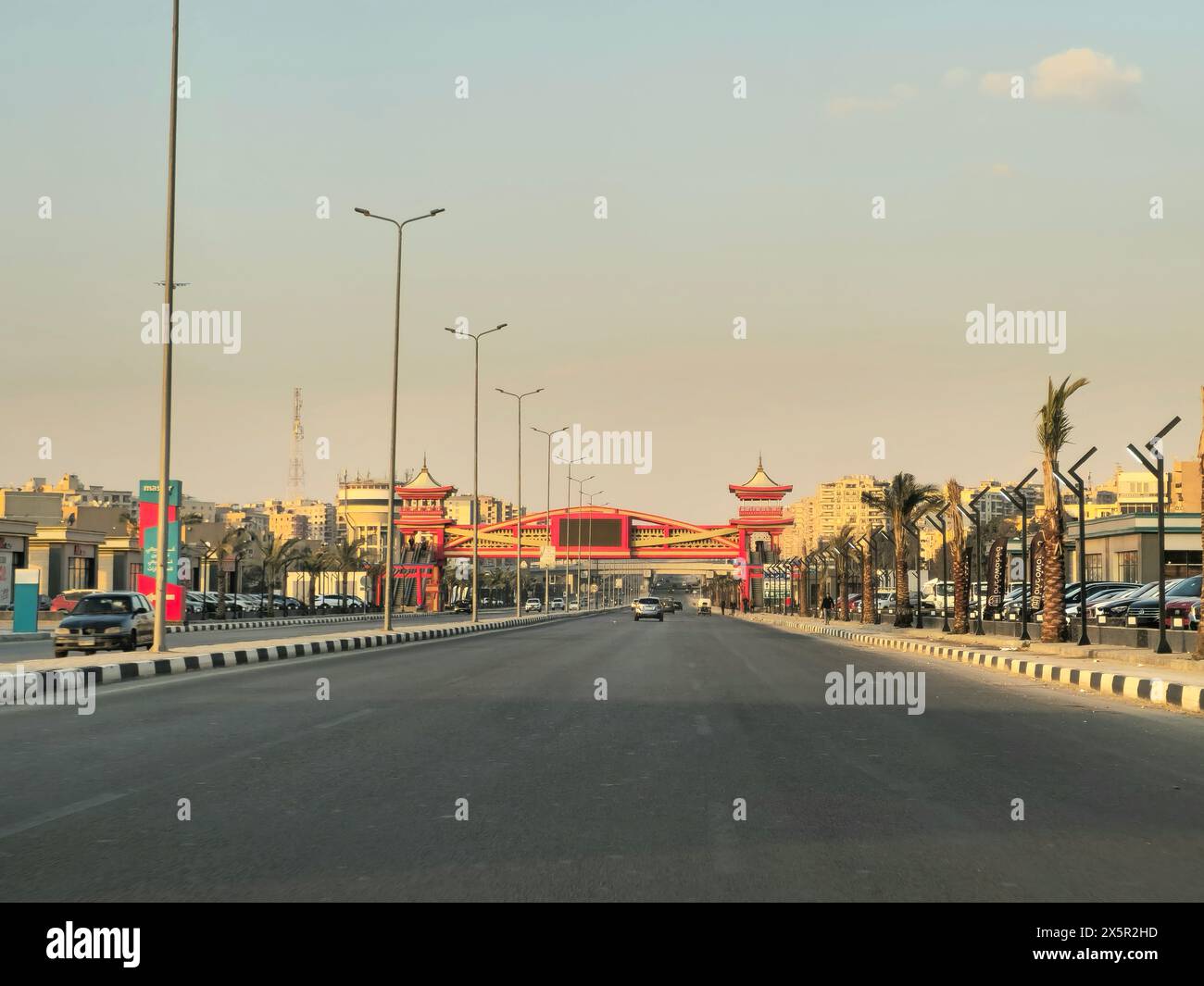 Cairo, Egypt, March 23 2024: Shinzo Abe axis patrol highway in Egypt ...