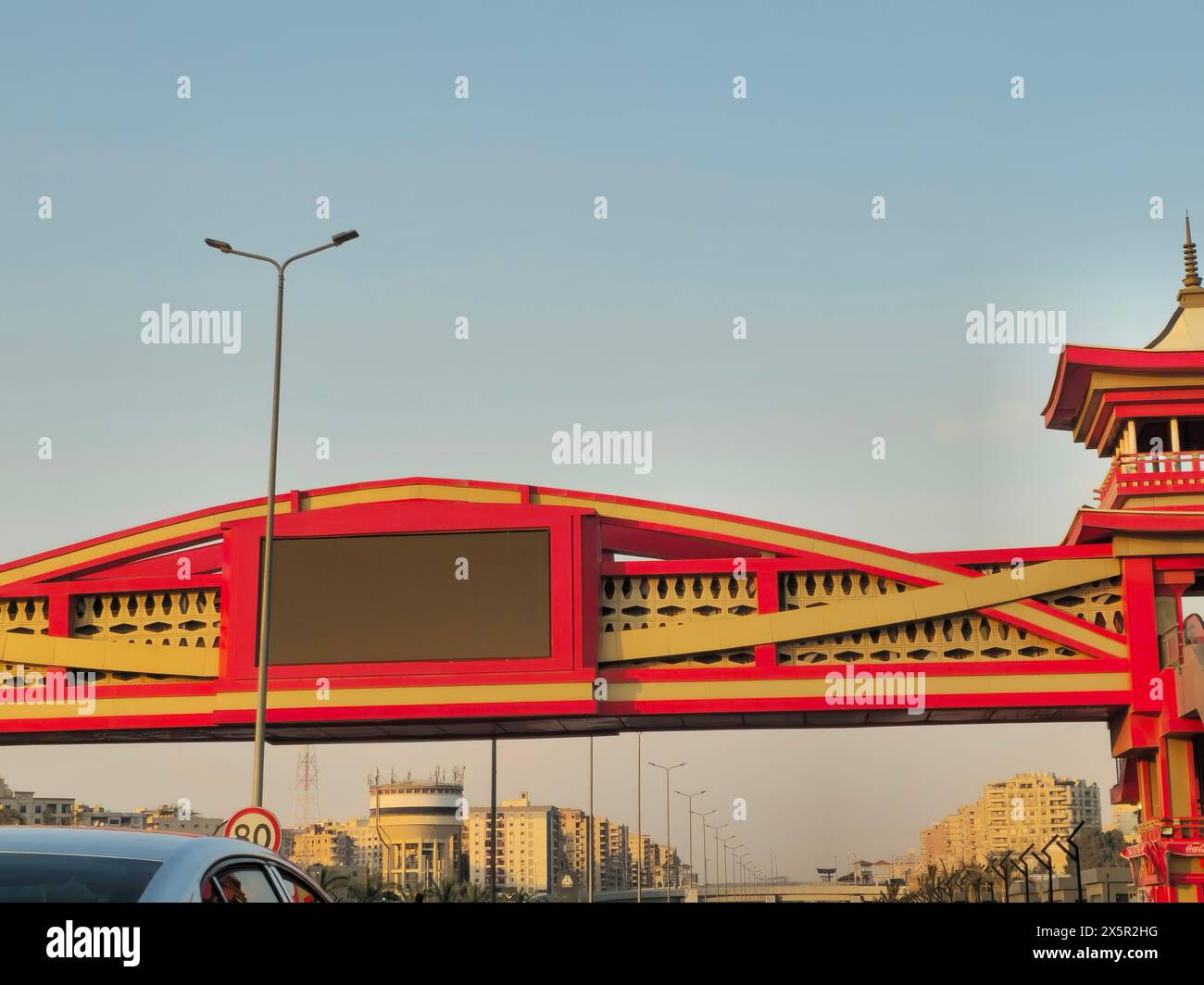 Cairo, Egypt, March 23 2024: Shinzo Abe axis patrol highway in Egypt ...