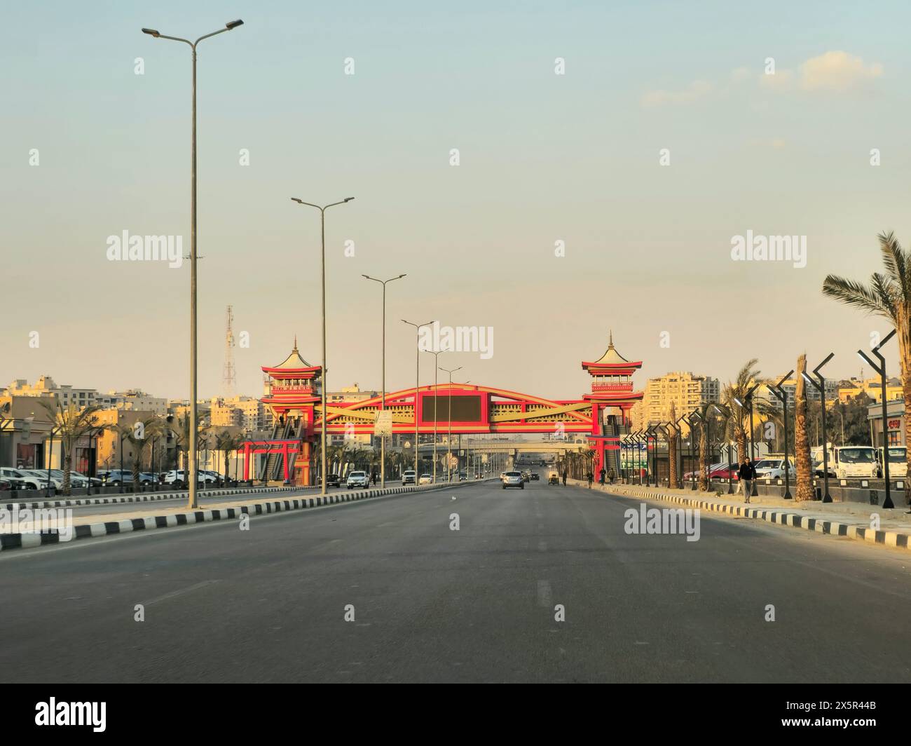 Cairo, Egypt, March 23 2024: Shinzo Abe axis patrol highway in Egypt ...