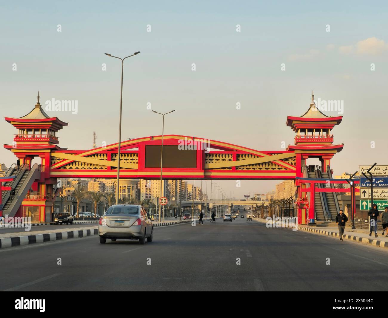 Cairo, Egypt, March 23 2024: Shinzo Abe axis patrol highway in Egypt ...