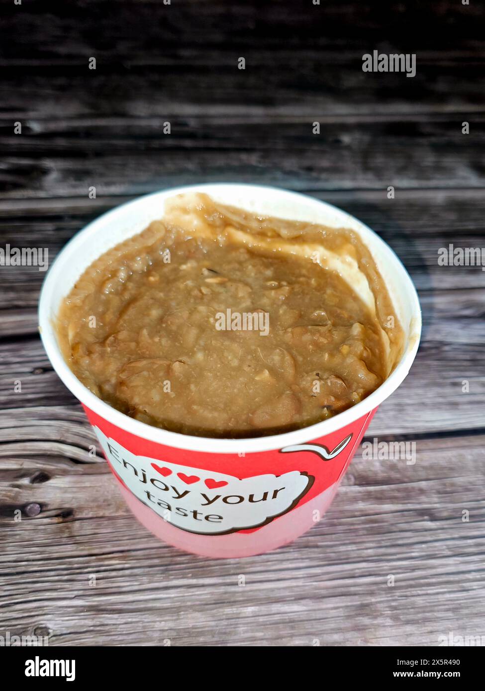 Egyptian cuisine of popular traditional fava bean sprouts soup, made of ...