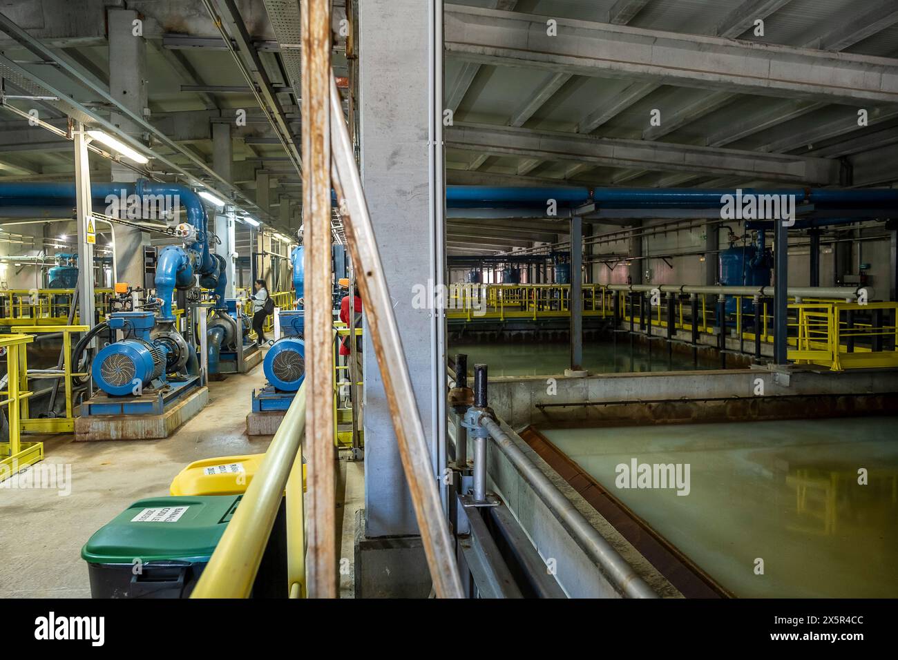 Preliminary water filtration process, in Dessalinitzadora del Llobregat ...