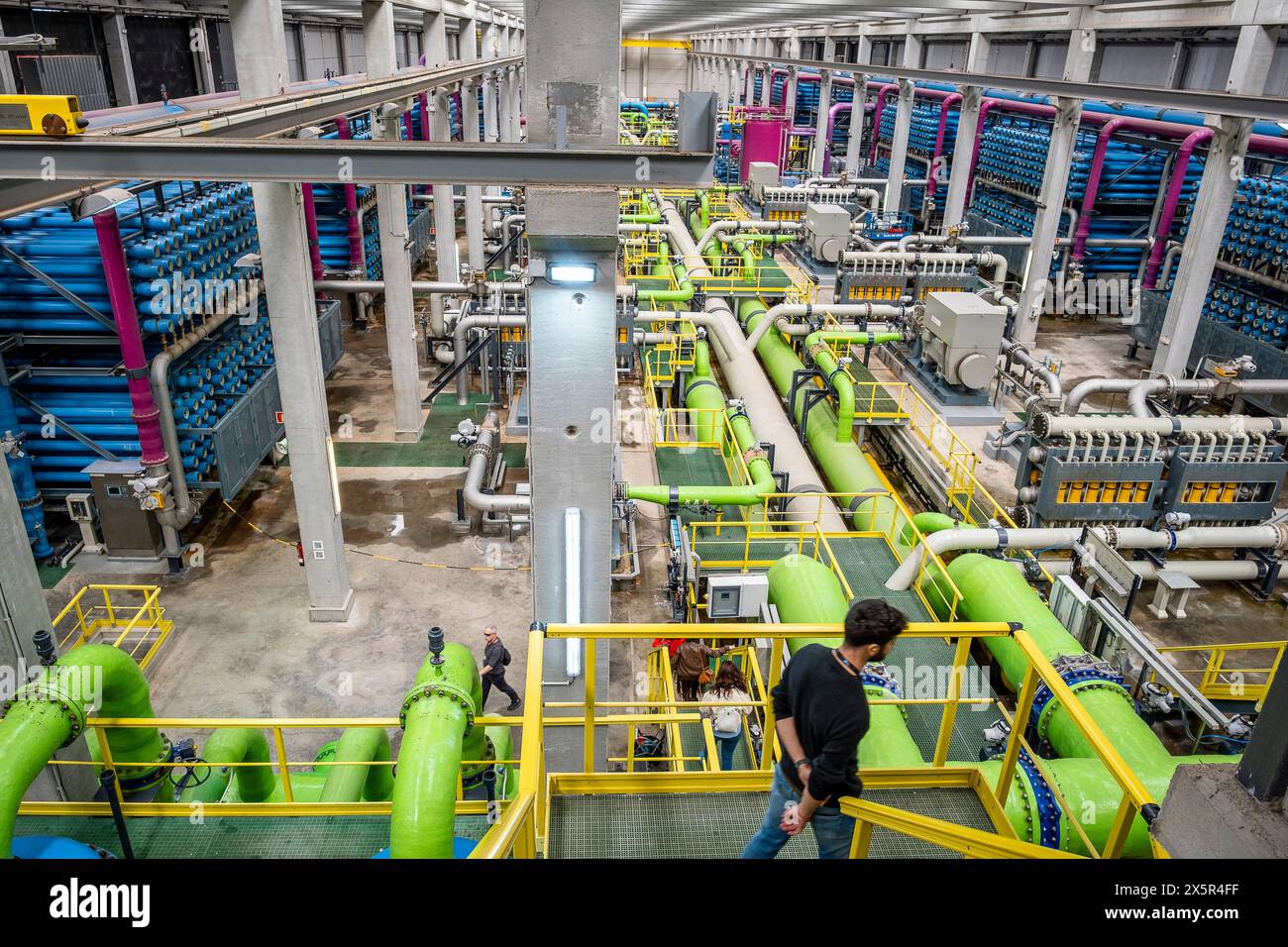 Osmosis building, in Dessalinitzadora del Llobregat, Water desalination ...