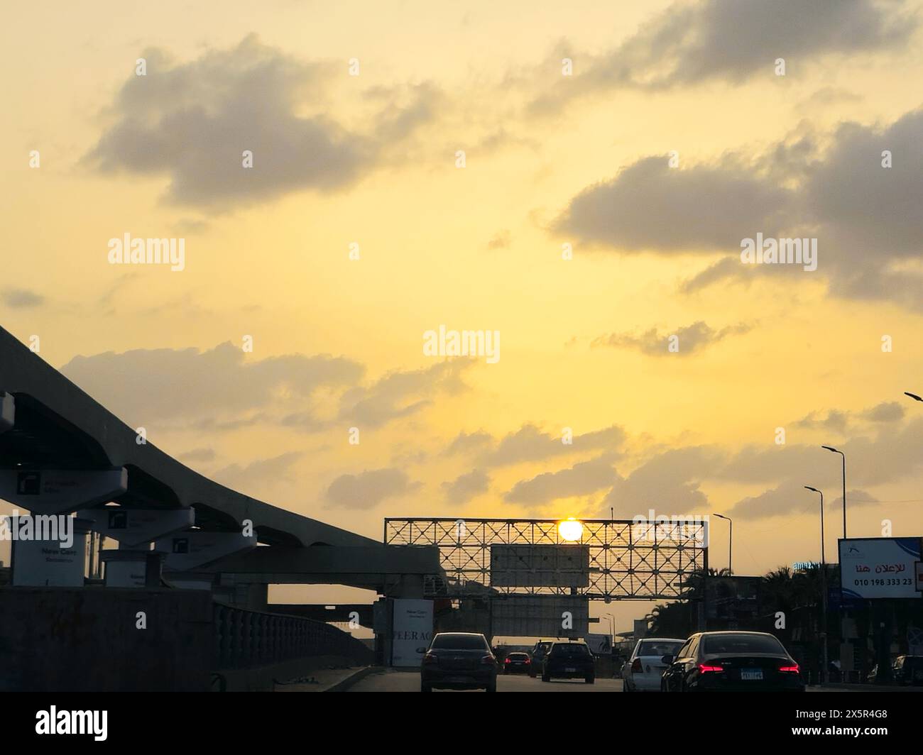 Cairo, Egypt, March 29 2024: Cairo monorail site that is under ...