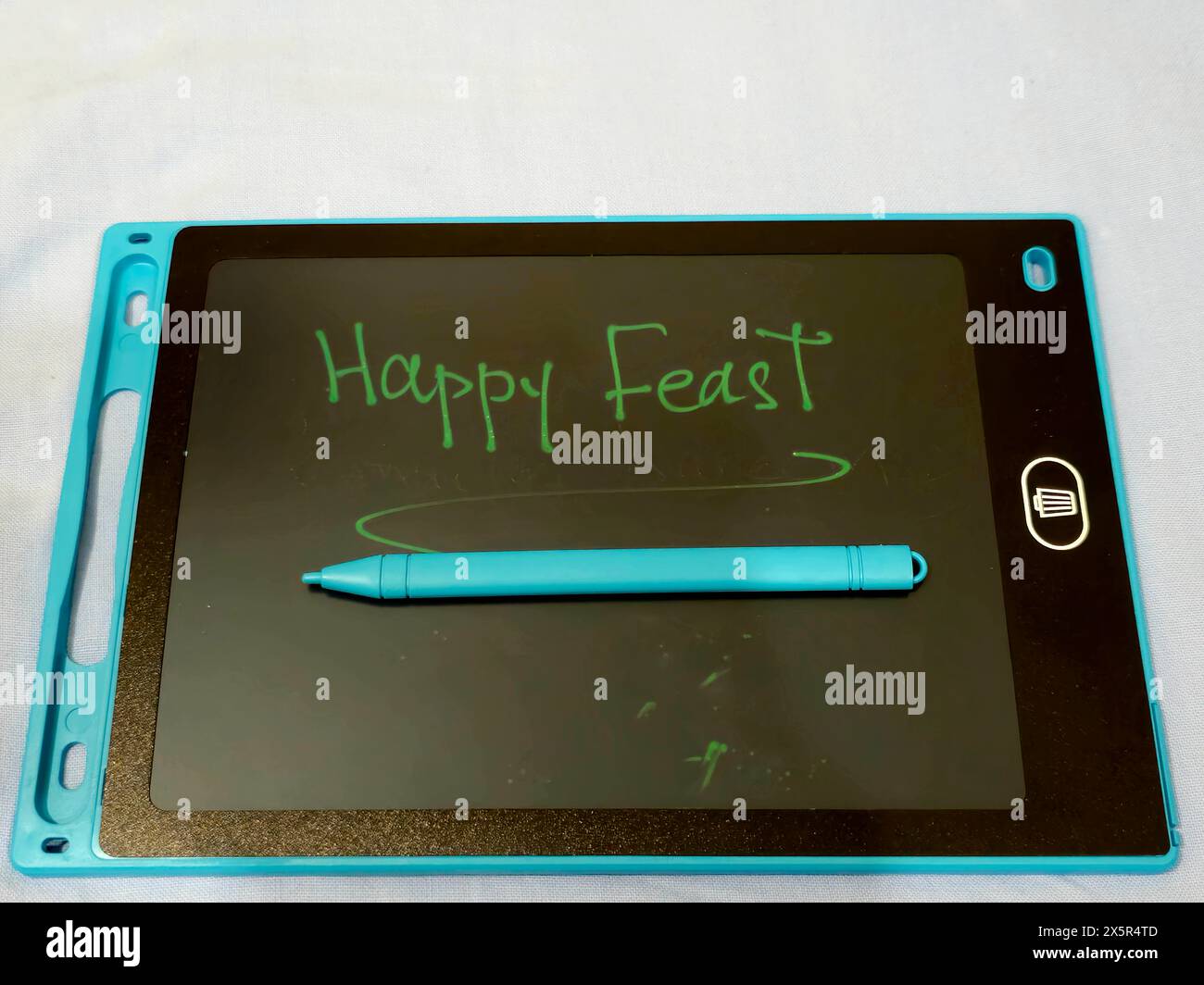 Happy feast on LCD writing tablet of environmental protection, no paper ...