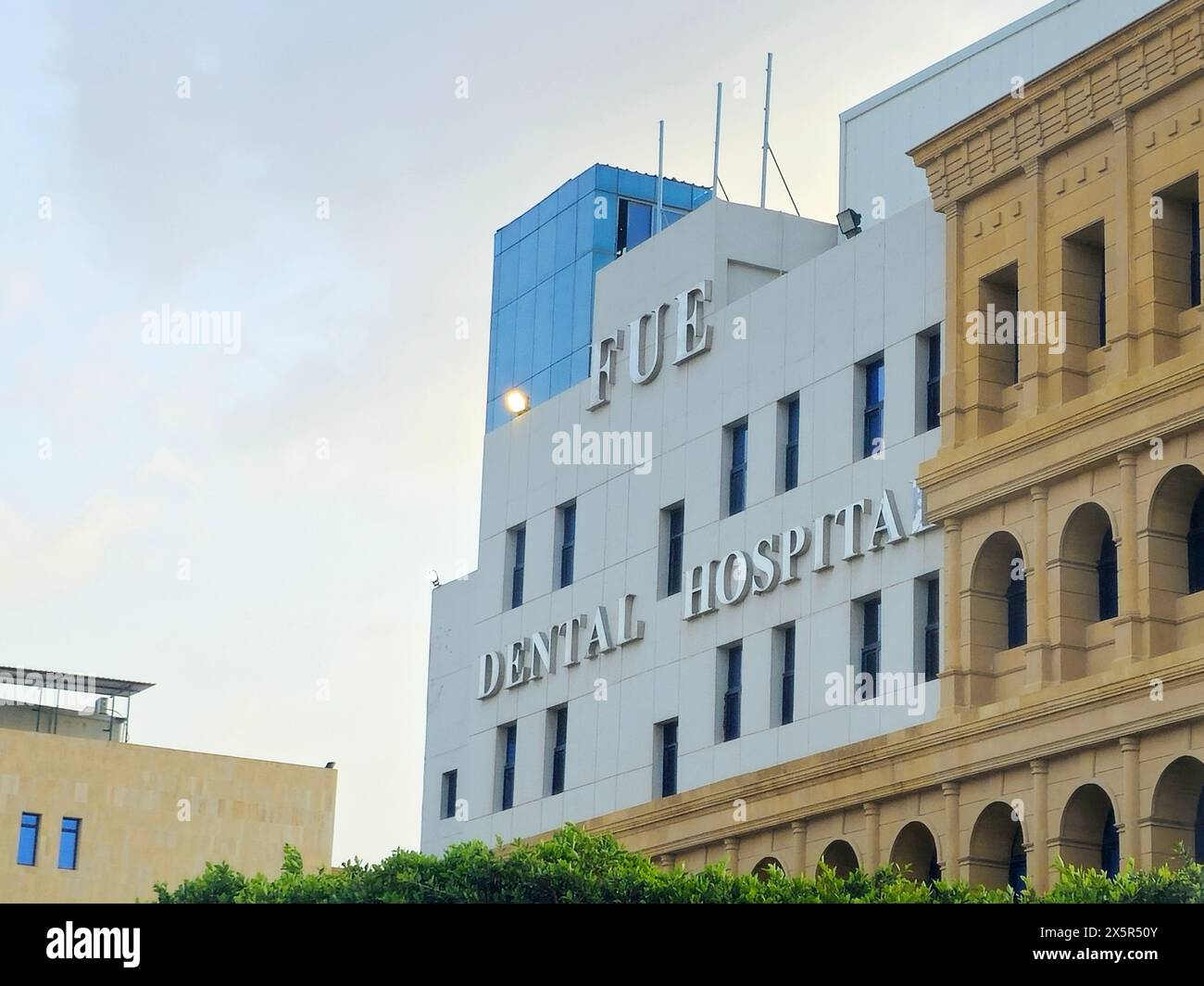 Cairo, Egypt, March 29 2024: Dental hospital of Future University in ...