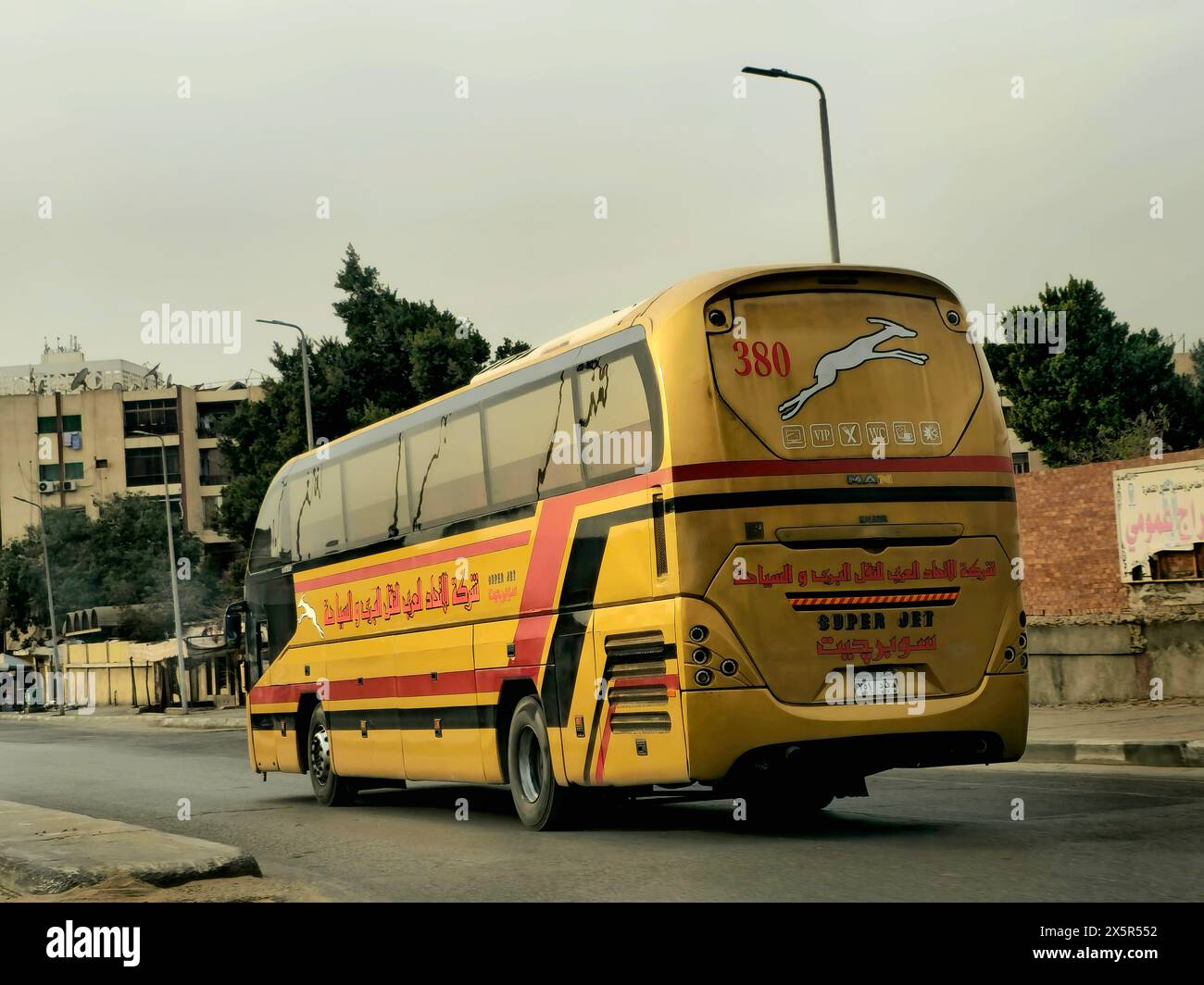 Cairo, Egypt, March 26 2024: Super Jet bus, Superjet lines, formally ...