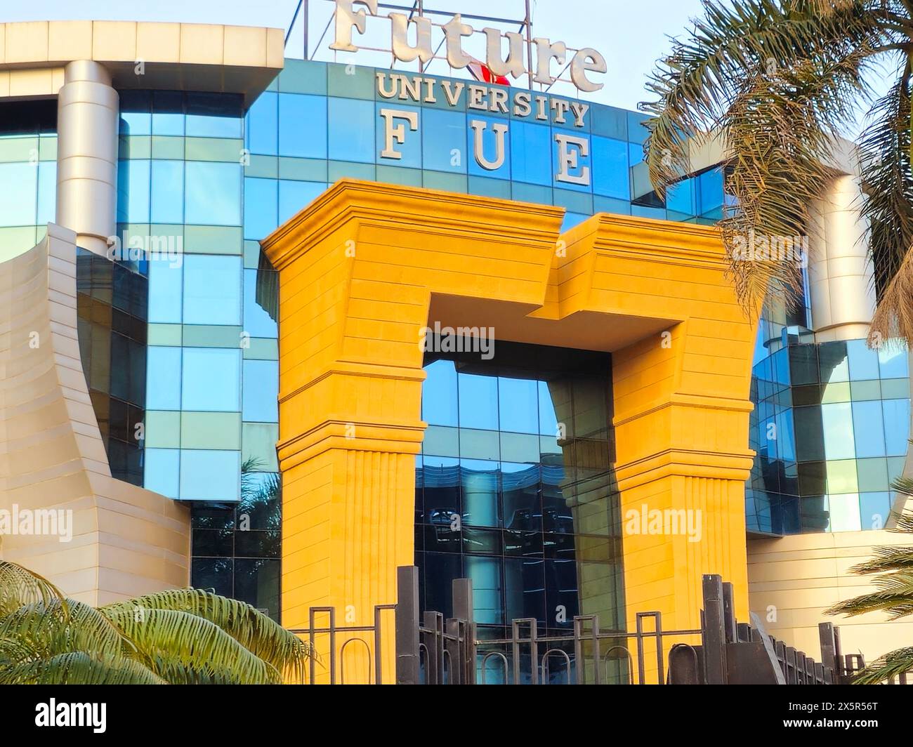 Cairo, Egypt, March 29 2024: Future University in Egypt FUE, one of the ...