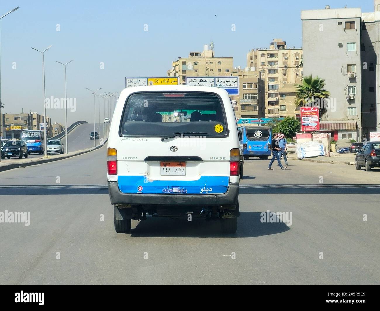Cairo, Egypt, April 4 2024: Cairo transportation vehicles for ...
