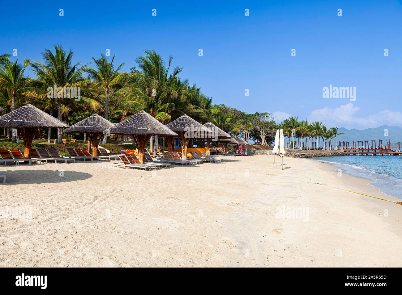 Beach on Hon Tam island, Nha Trang, province Khan Hoa, Vietnam, VietNam ...