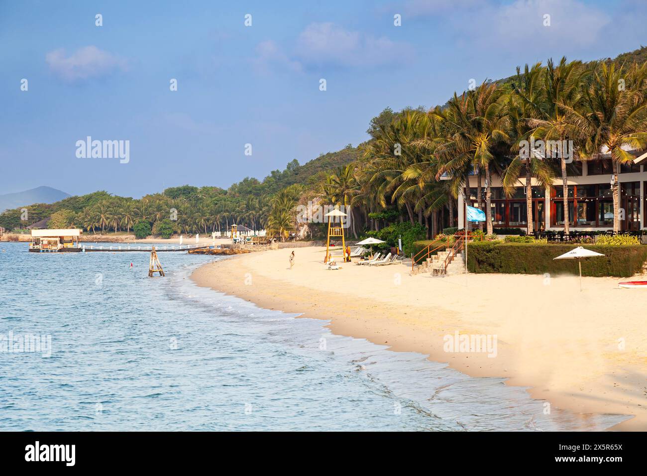 Beach on Hon Tam island, Nha Trang, province Khan Hoa, Vietnam, VietNam ...