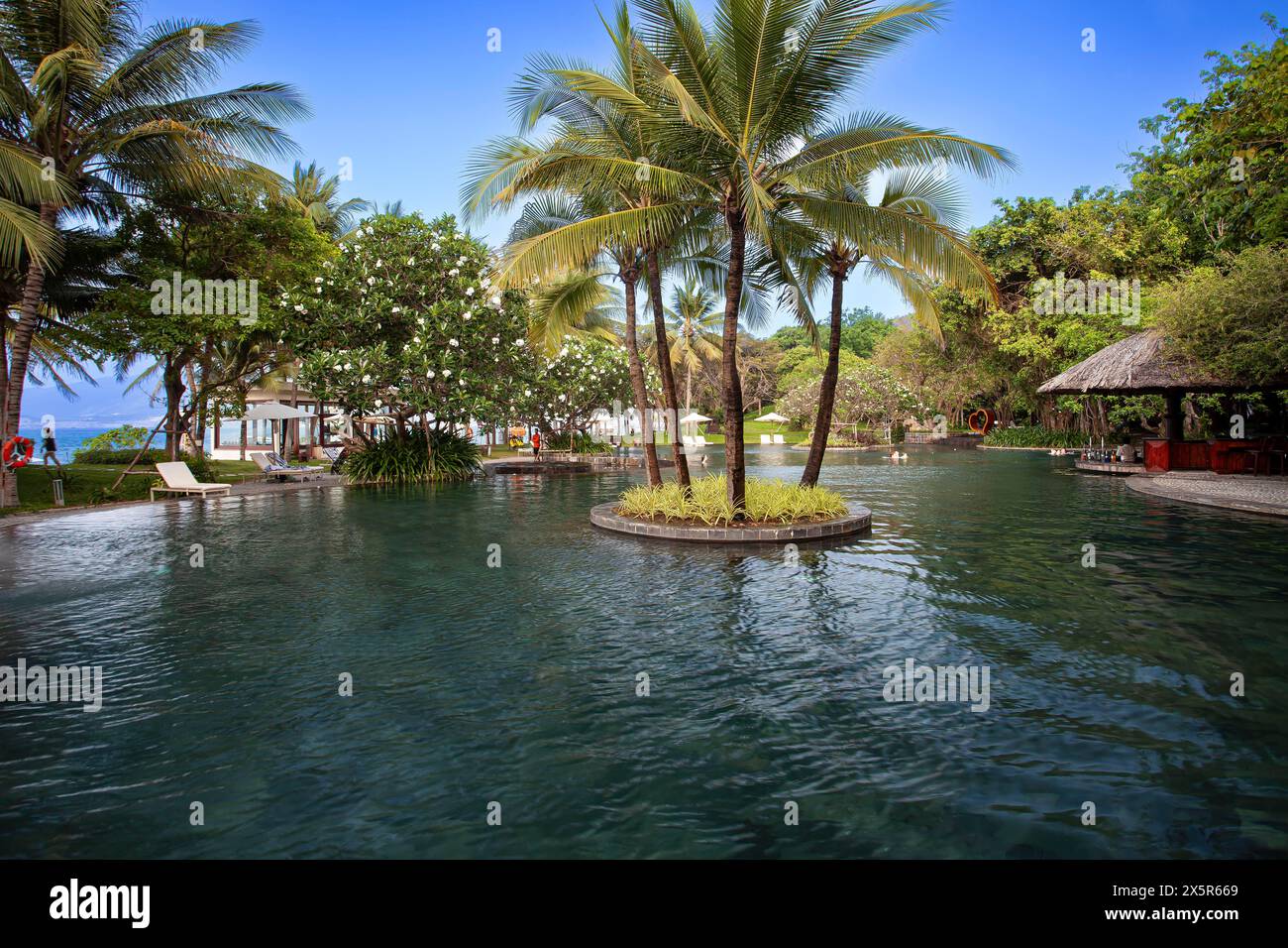 Swimming pool of Hon Tam-Resort, Hon Tam Island, Nha Trang, province ...