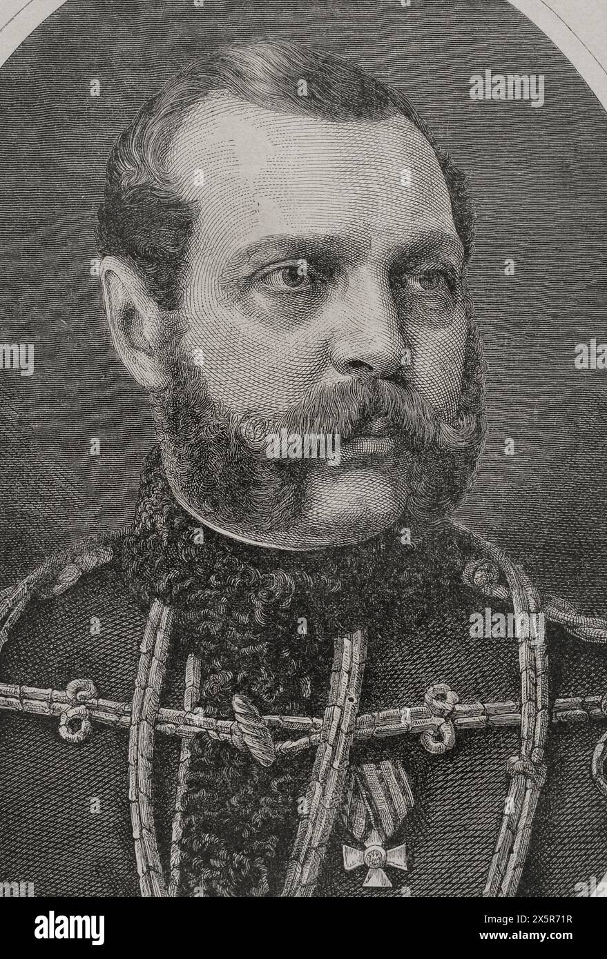 Alexander II of Russia (1818-1881). Czar of the Russian Empire (1855 ...
