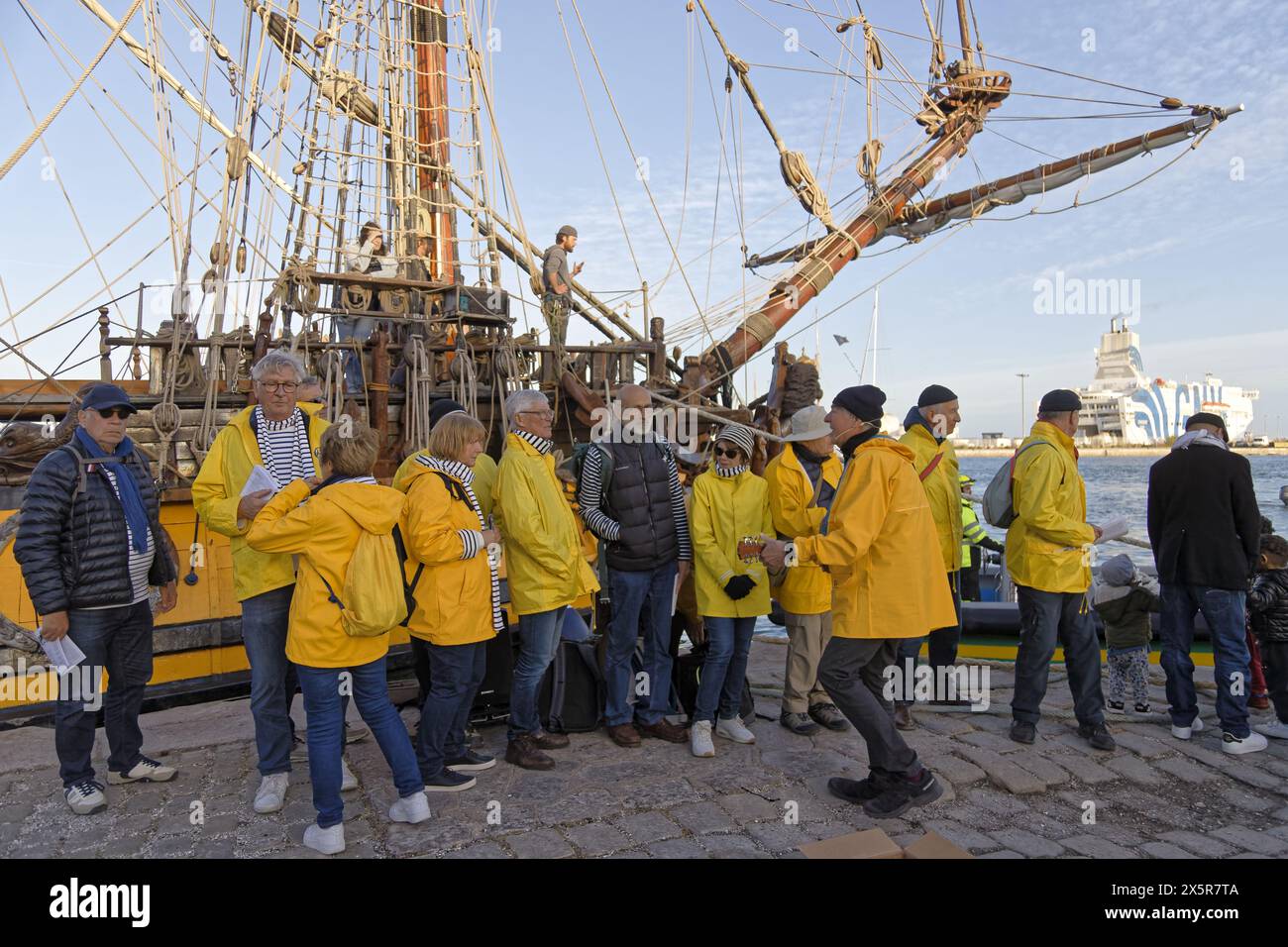 Sete, France. 28th March, 2024. The Shtandart, a replica of Russian ...
