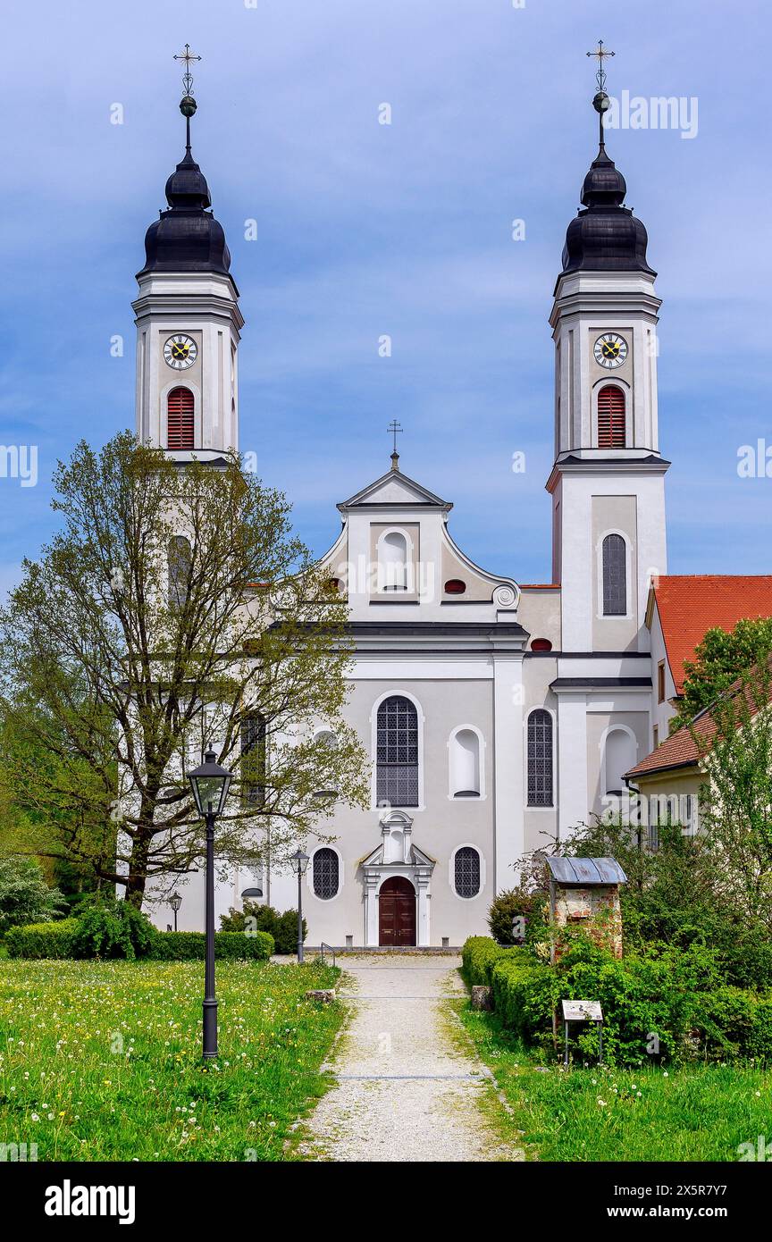 Monastery church, monastery or abbey Irsee, former abbey of the ...