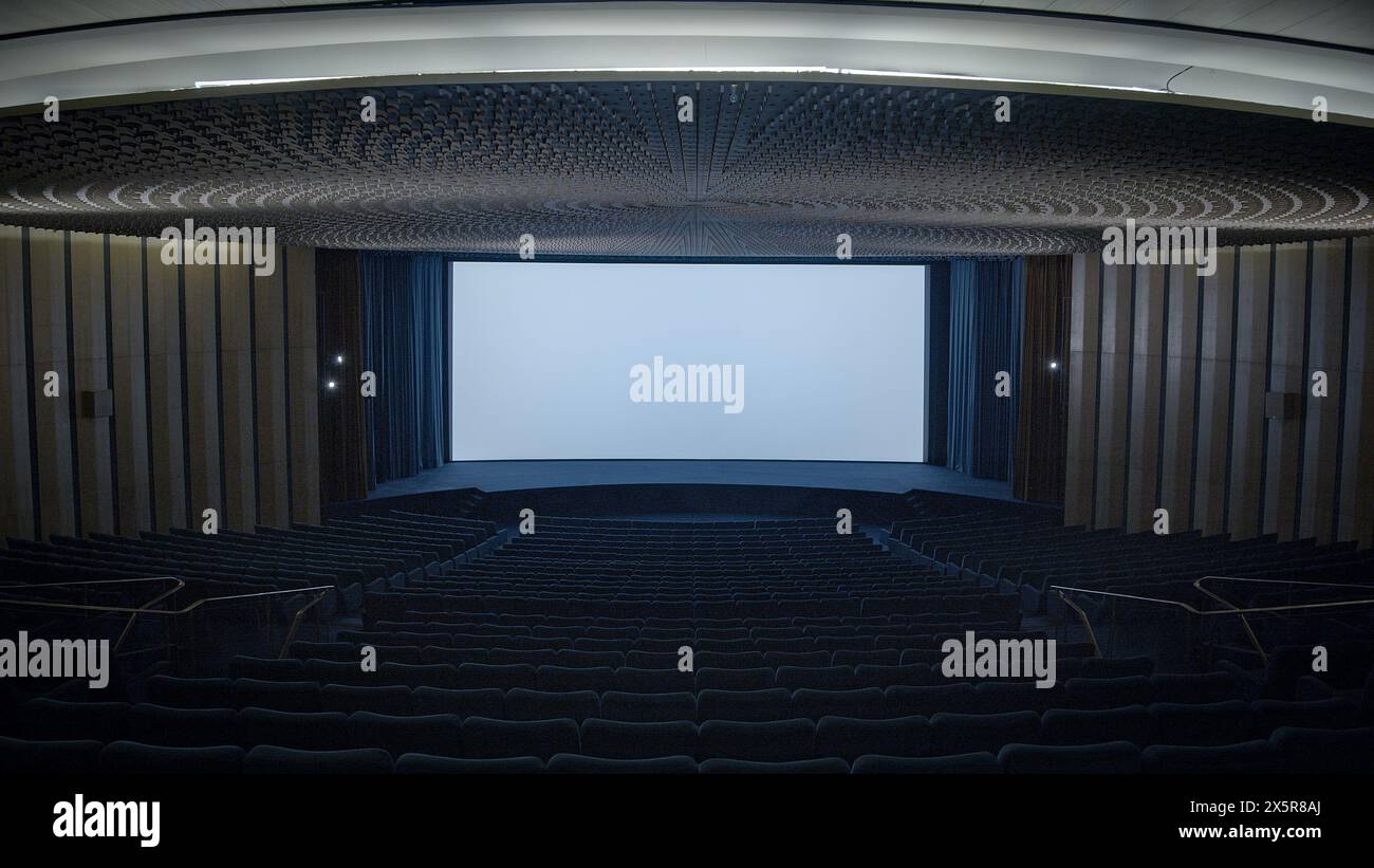 UGC Normandie Cinema screen Stock Photo - Alamy