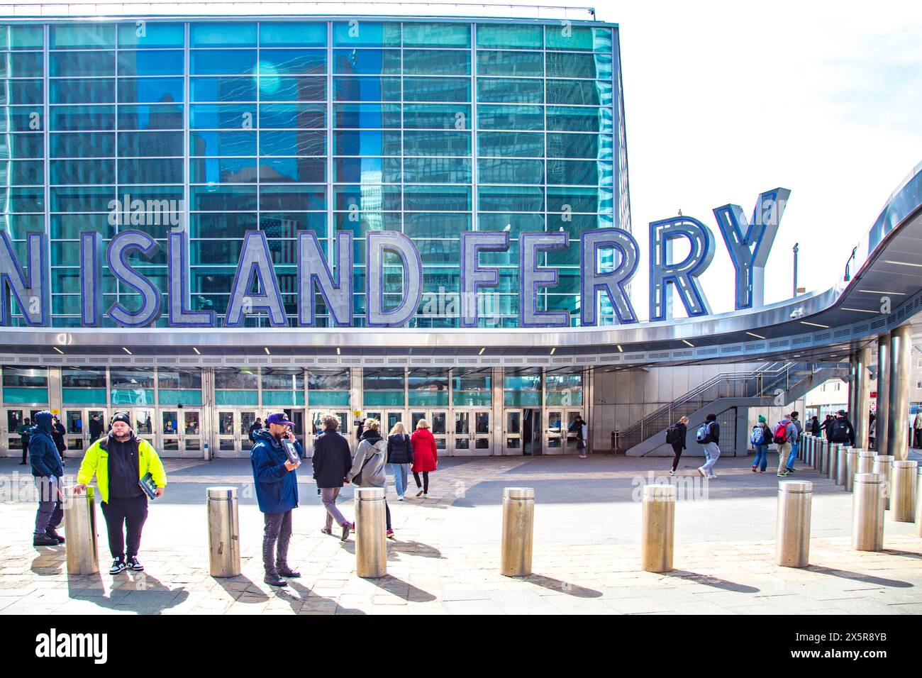 Staten Island Ferry Terminal, The Battery, Manhattan, New York City ...
