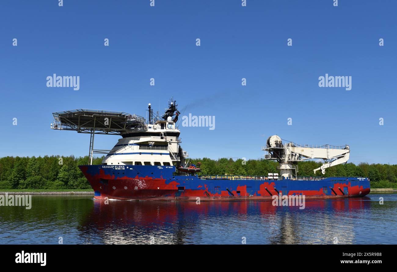Geoquip Elena, offshore supply vessel, specialised vessel in the Kiel ...