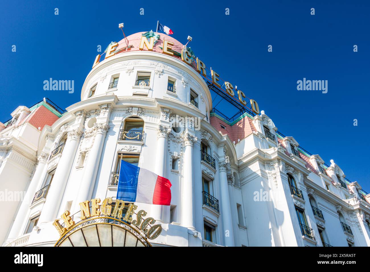 Iconic landmarks of Nice, France, Cote d'Azur, French Riviera Stock ...