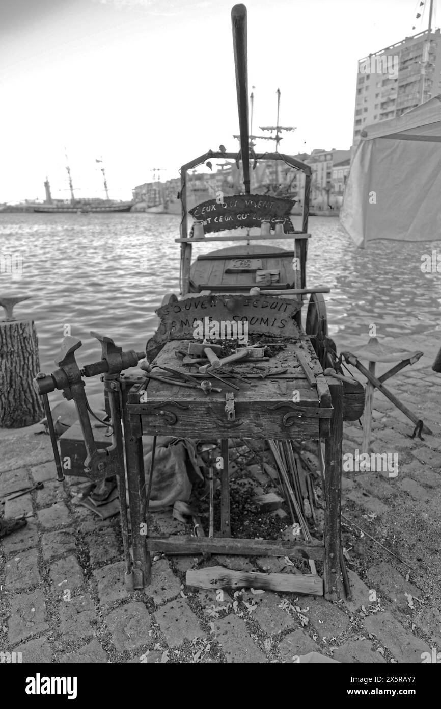 Chair blacksmiths tool chair hi-res stock photography and images - Alamy
