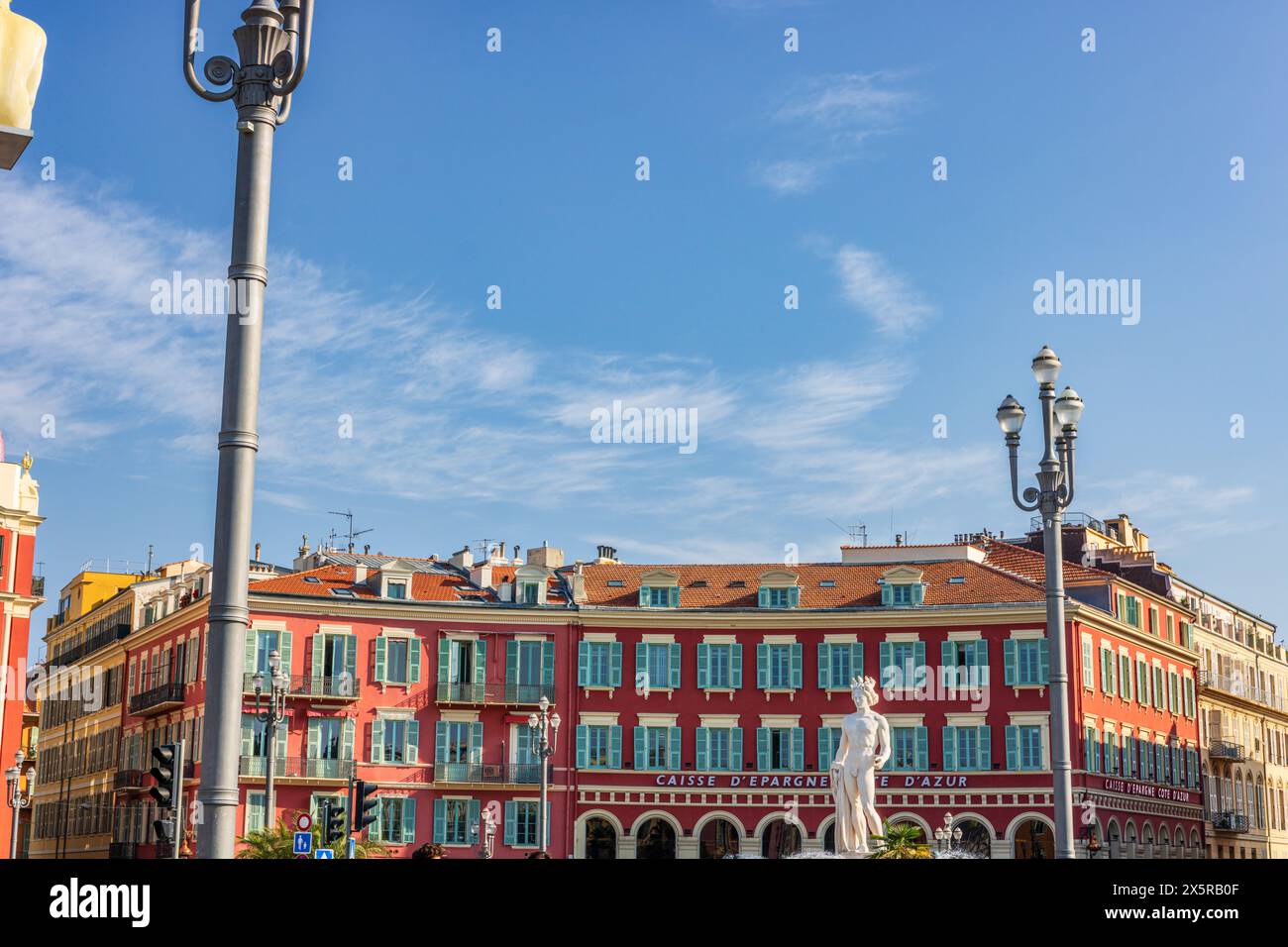 Iconic landmarks of Nice, France, Cote d'Azur, French Riviera Stock ...