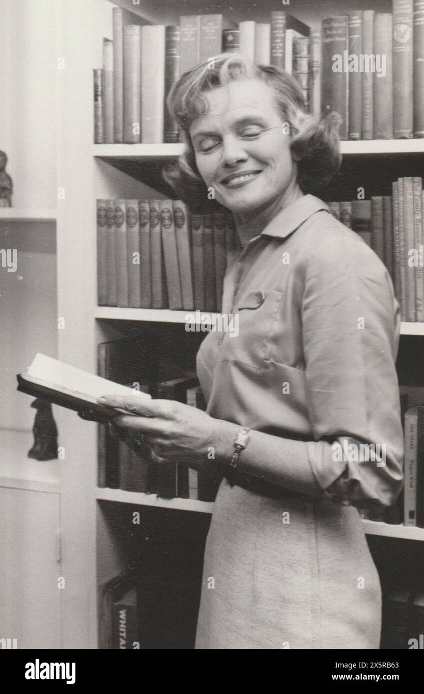 Nova Pilbeam with Dog Press Photograph Stock Photo - Alamy