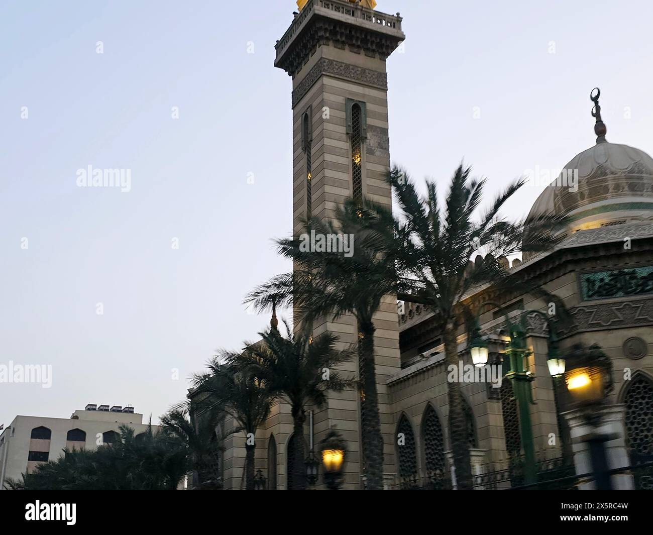 Cairo, Egypt, April 20 2024: Al Rahman Al Rahim Mosque, an Egyptian ...