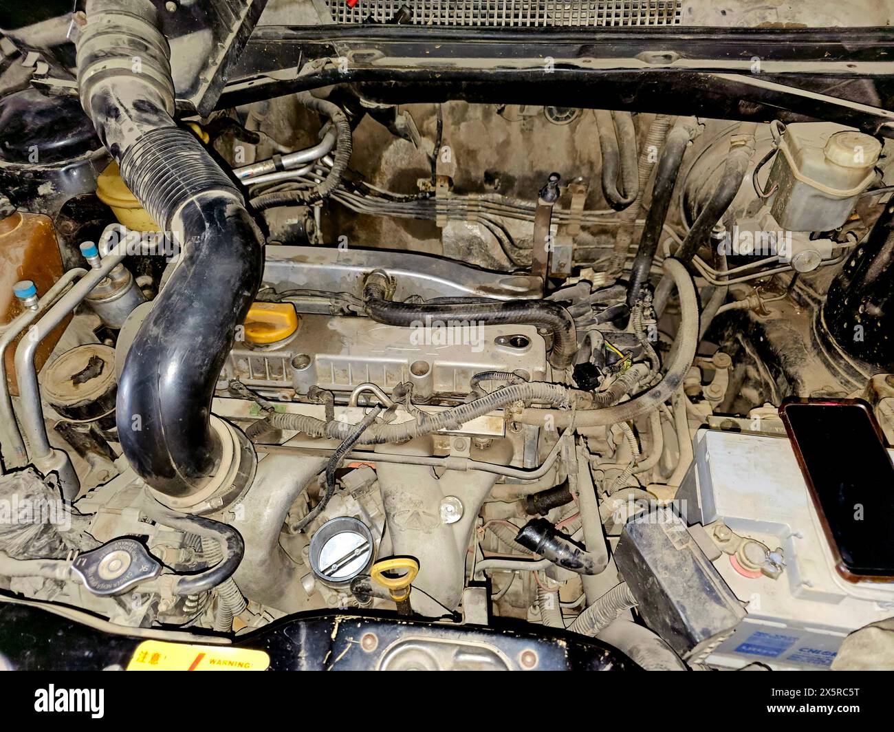 Cairo, Egypt, April 21 2024: Chery Tiggo car maintenance and service ...