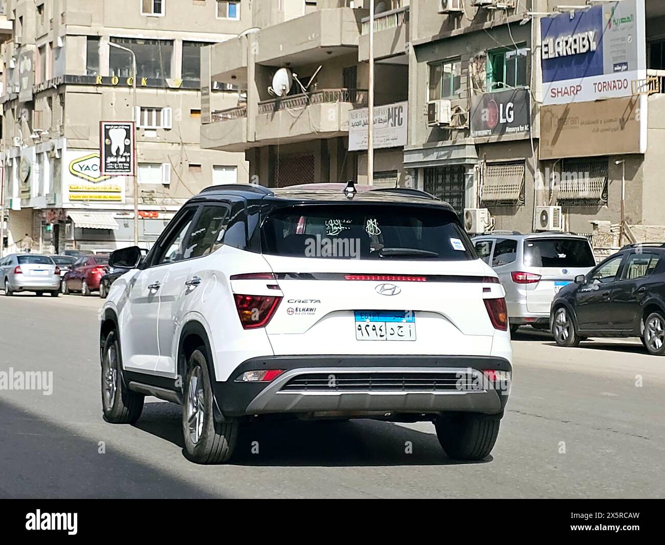 Cairo, Egypt, April 24 2024: The Hyundai Creta, also known as Hyundai ix25 in China, a ...