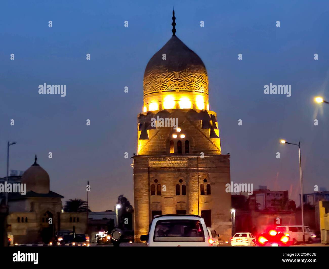 Cairo, Egypt, April 24 2024: An old vintage retro Islamic dome in the ...