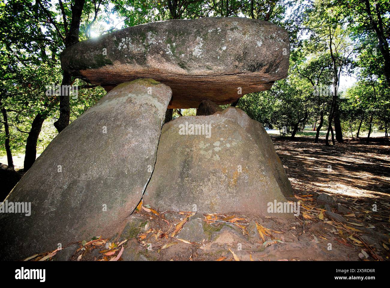 Dolmen of Axeitos in Oleiros, Ribeira, O Barbanza, A Coruña, Spain ...