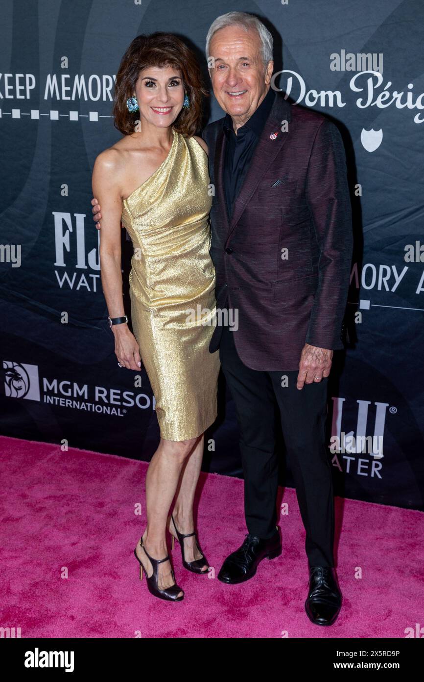 Las Vegas, USA. 10th May, 2024. Camille Ruvo (L) and Larry Ruvo attend Keep Memory Alive's 27th ...