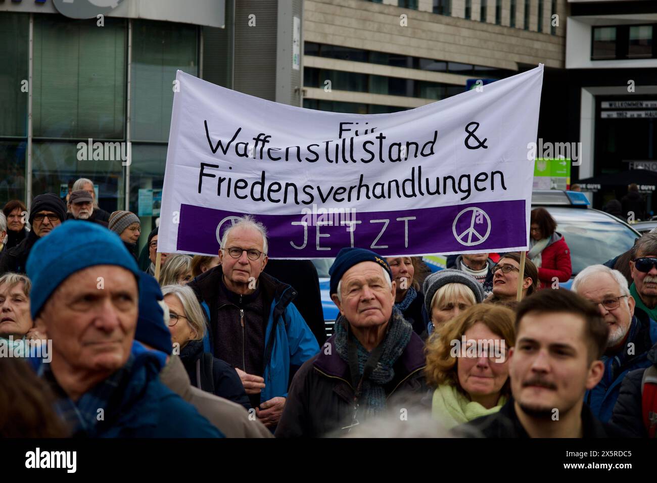Frankfurt, Germany, February 24, 2024. Demo "The anniversary of the ...