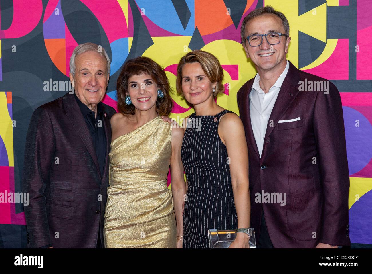 Las Vegas, USA. 10th May, 2024. (L to R) Larry Ruvo, Camille Ruvo, Anya Mihaljevic and Dr. Tom ...