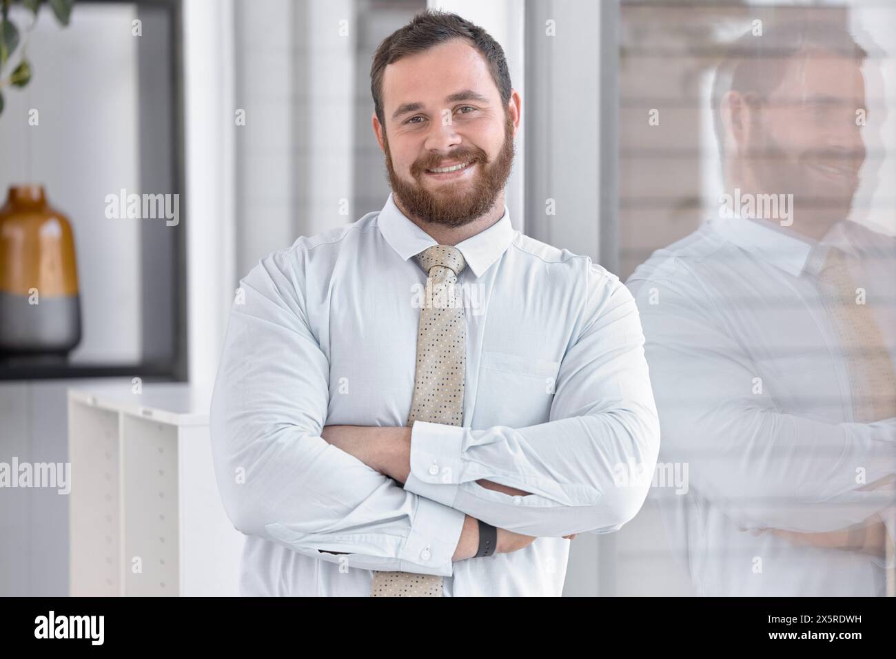Cheerful satisfied business man banker hi-res stock photography and ...