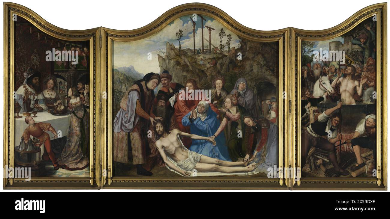 Altarpiece of the carpenters guild, Quinten Massijs, (1511), Royal ...