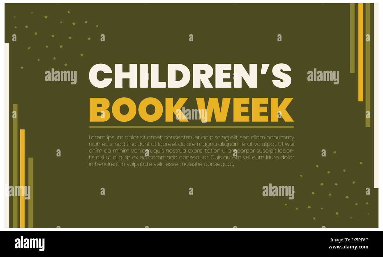Children's Book Week Stock Vector Image & Art - Alamy