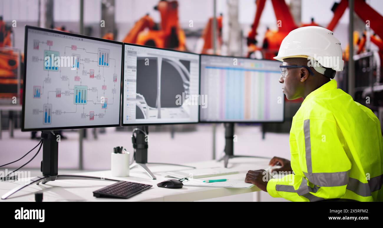 Turbine engineer african american hi-res stock photography and images ...