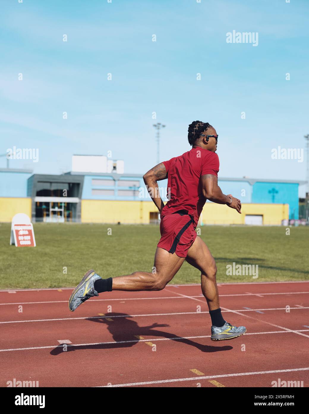 Mile End, UK. 10 May, 2024. USA’s Chris Royster during training in ...