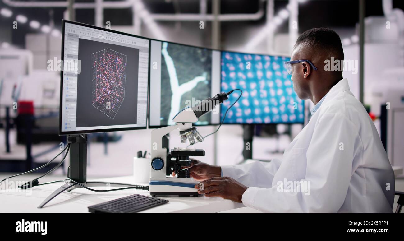 Man scientist working vaccine development hi-res stock photography and images - Alamy