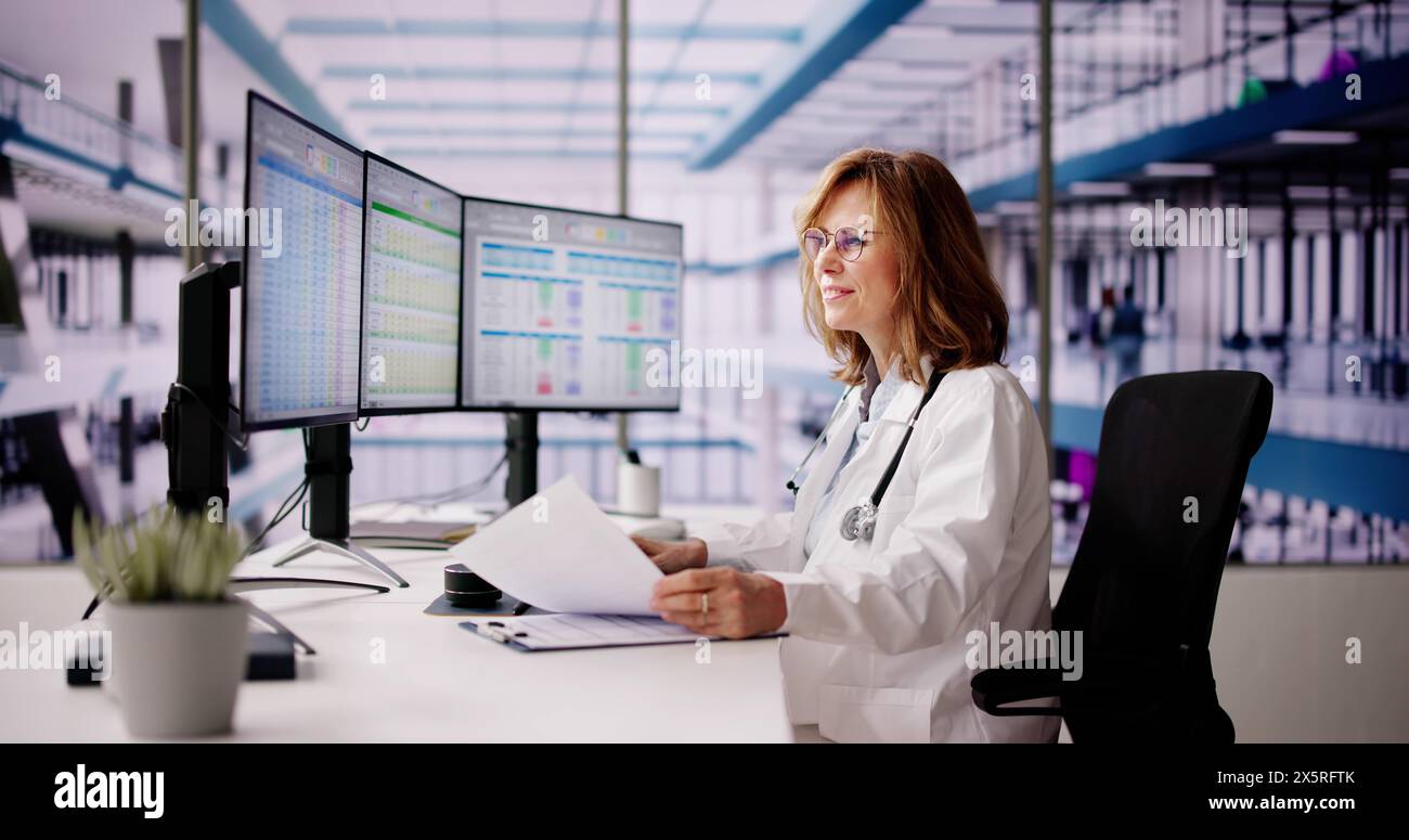 Medical Coding Bill And Billing Codes Spreadsheets Stock Photo - Alamy