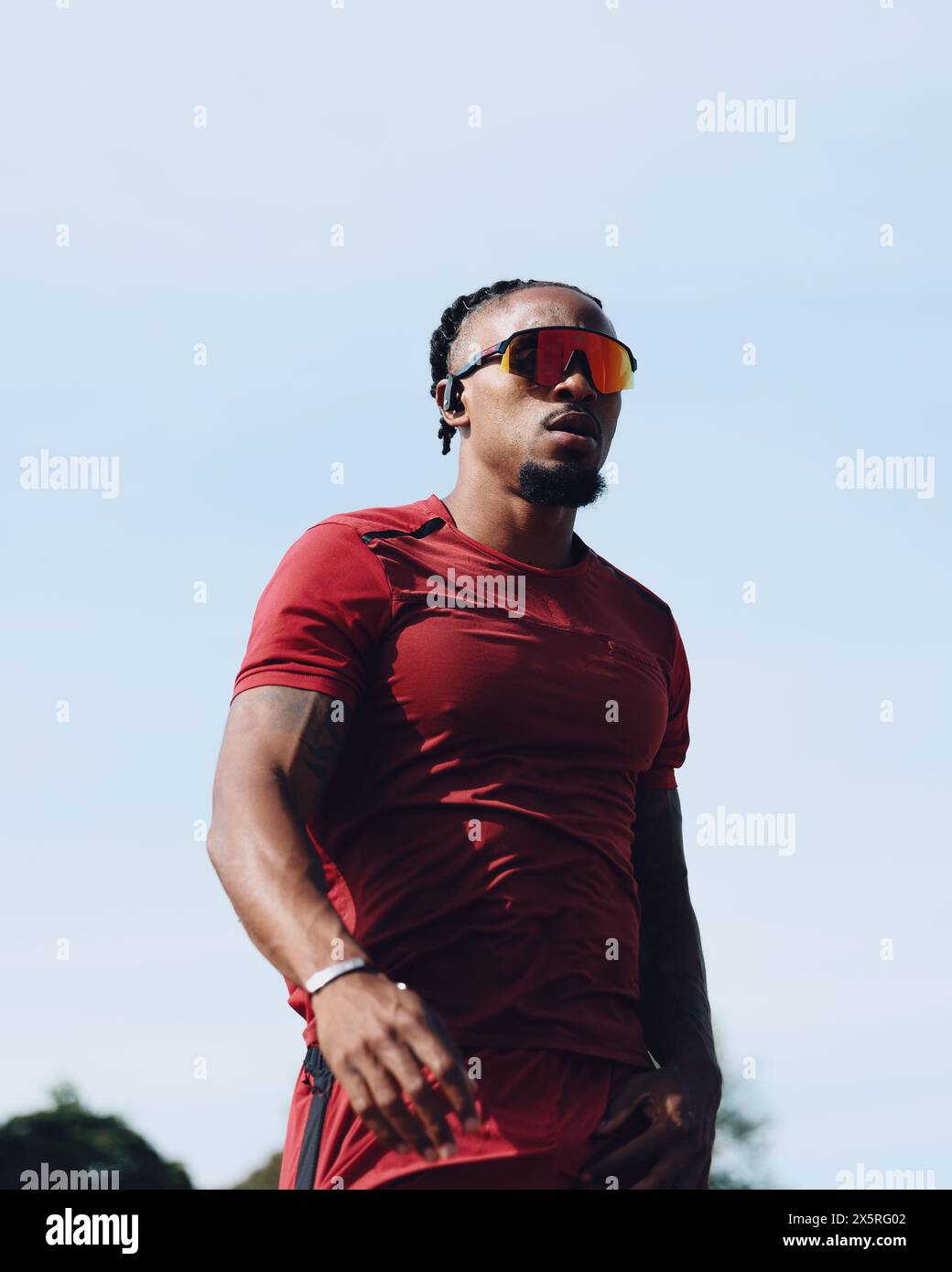 Mile End, UK. 10 May, 2024. USA’s Chris Royster during training in ...