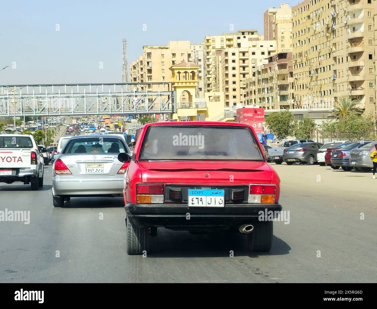 Cairo, Egypt, April 22 2024: old vintage retro automobile car, classic ...