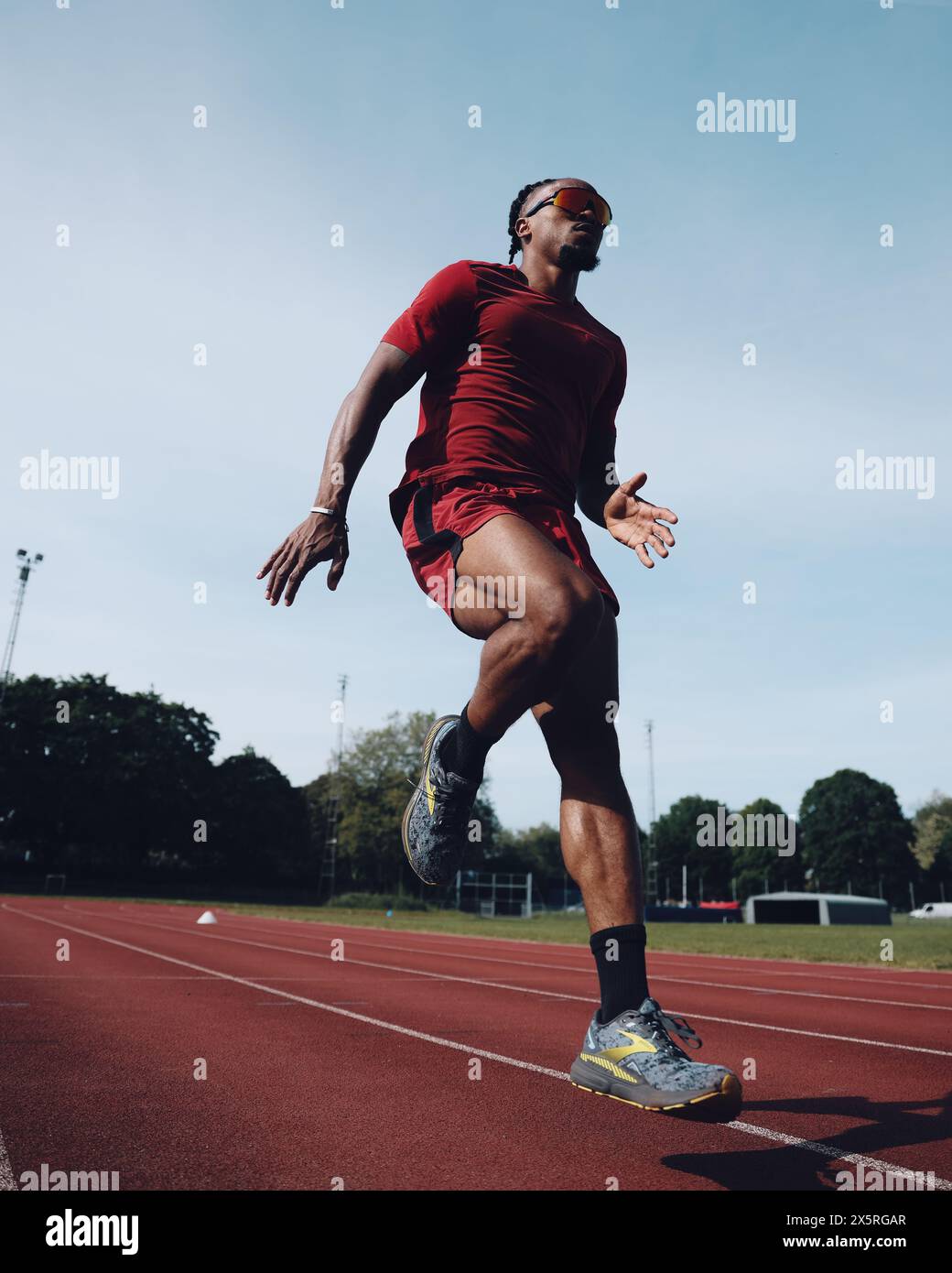 Mile End, UK. 10 May, 2024. USA’s Chris Royster during training in ...