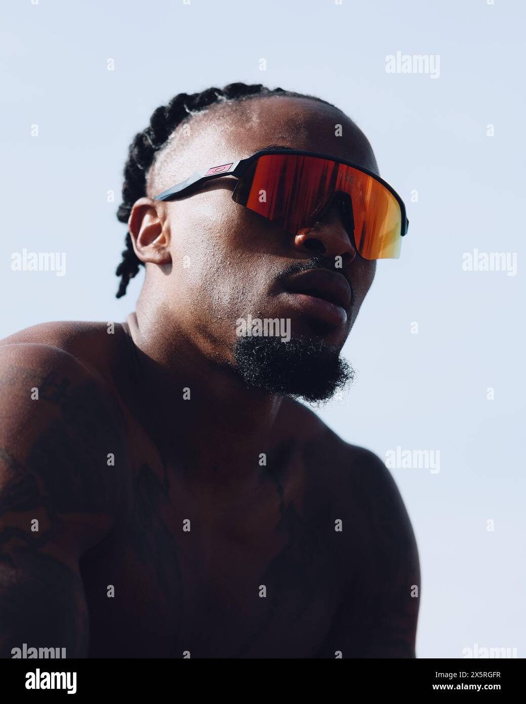 Mile End, UK. 10 May, 2024. USA’s Chris Royster during training in ...