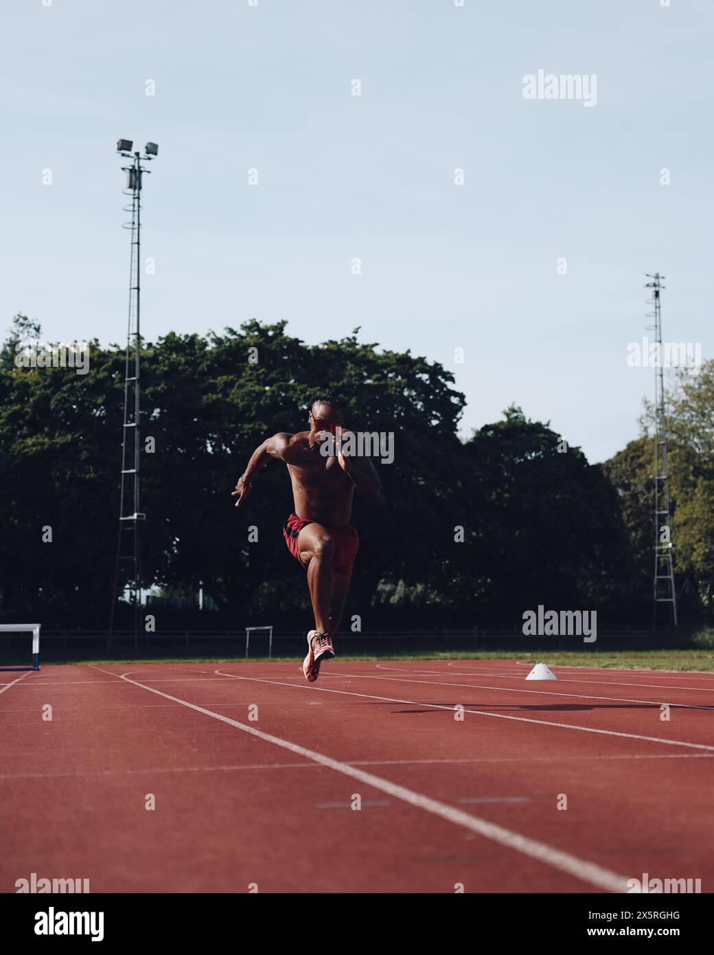 Mile End, UK. 10 May, 2024. USA’s Chris Royster during training in ...