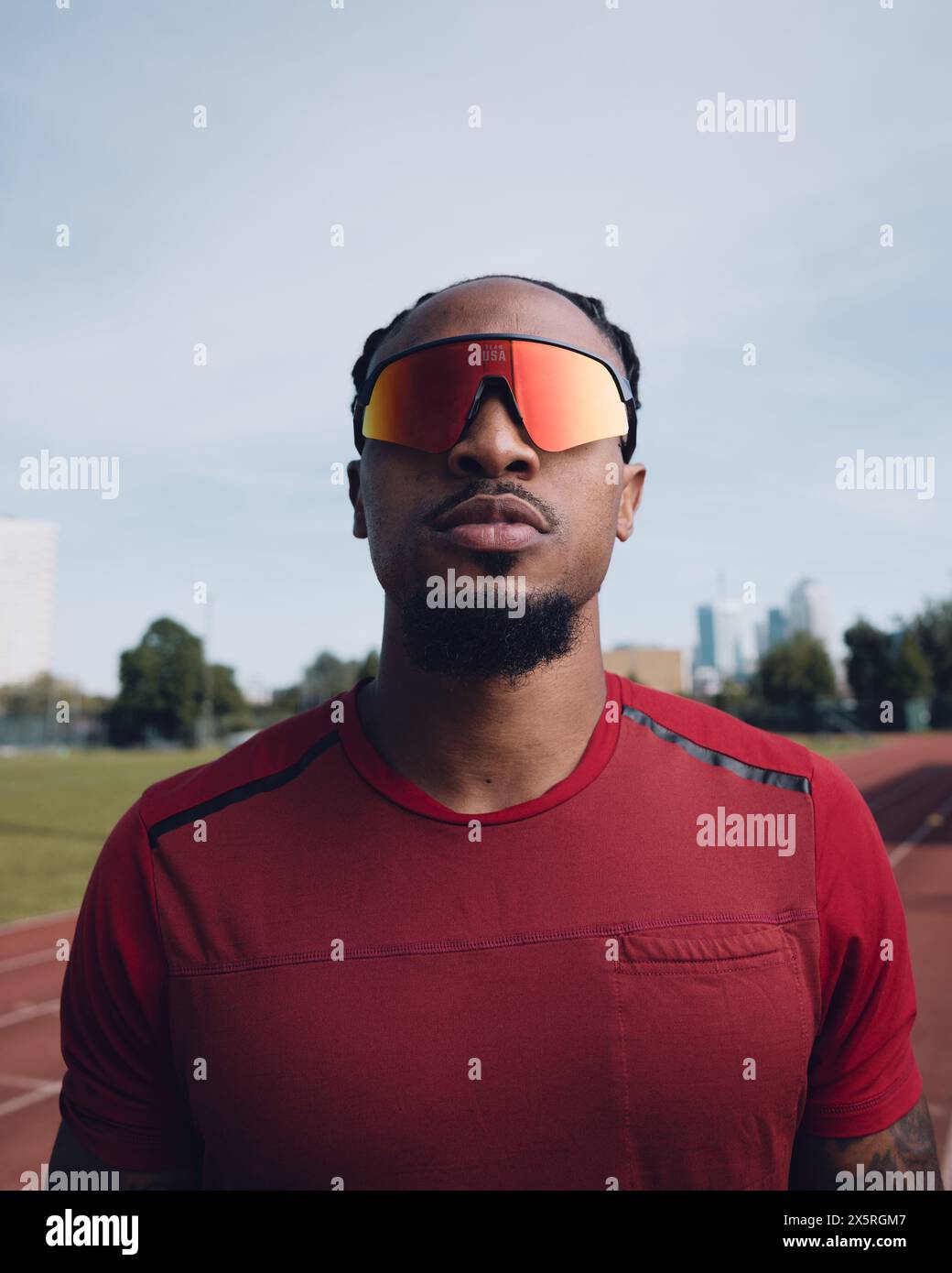 Mile End, UK. 10 May, 2024. USA’s Chris Royster poses for a portrait ...